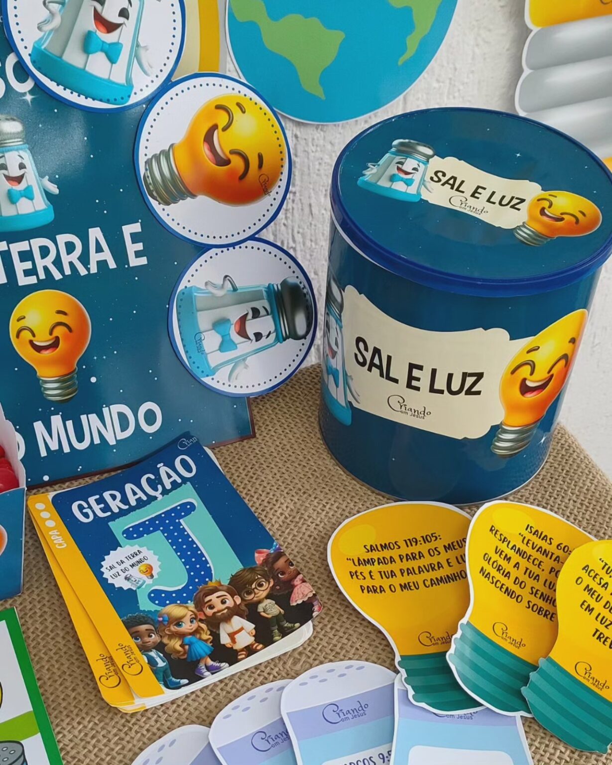 Sal da terra e luz do mundo - Criando com Jesus